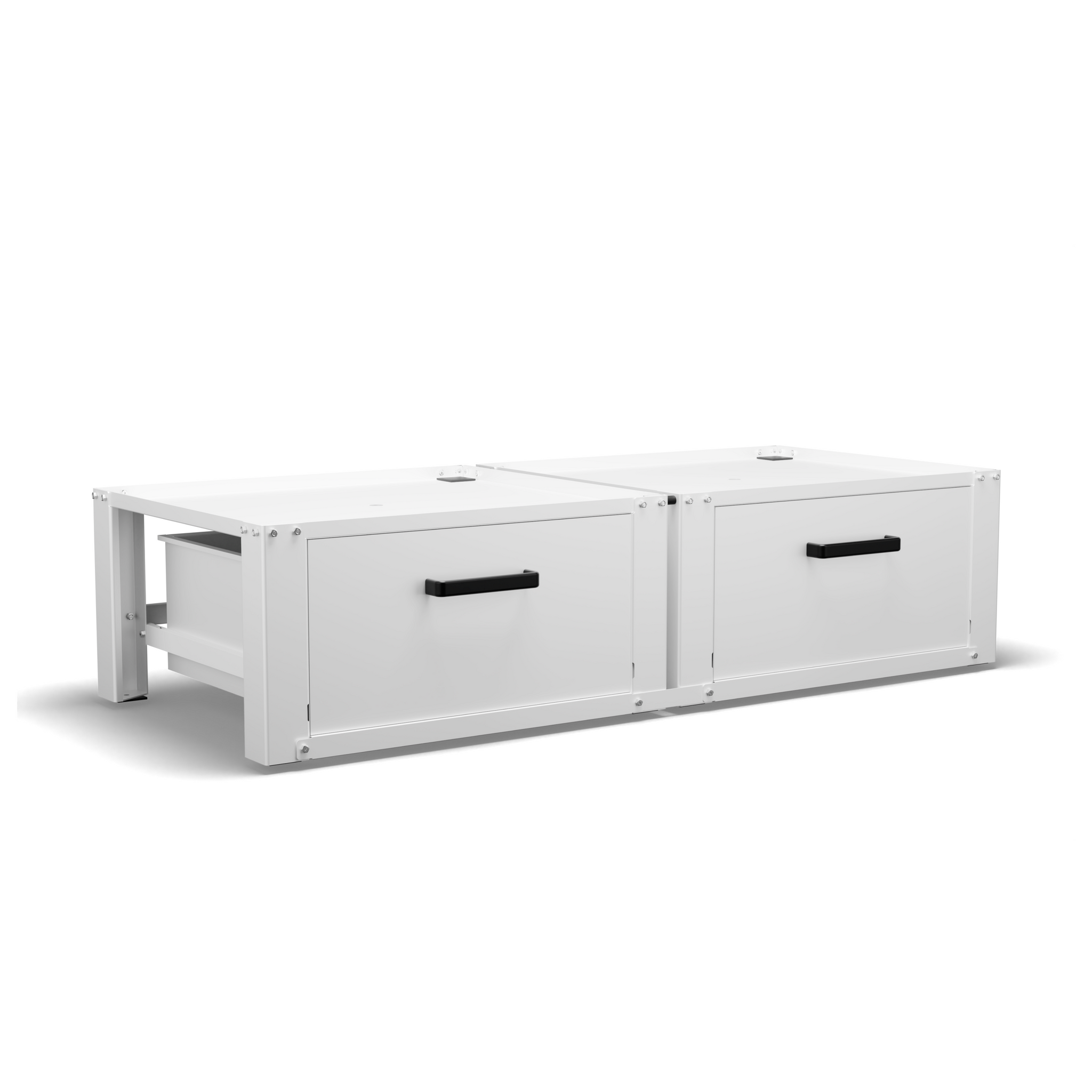 Bodo® - Wasmachine Verhoger - Dubbele Wasmachine Verhoger Met Opbergla ...